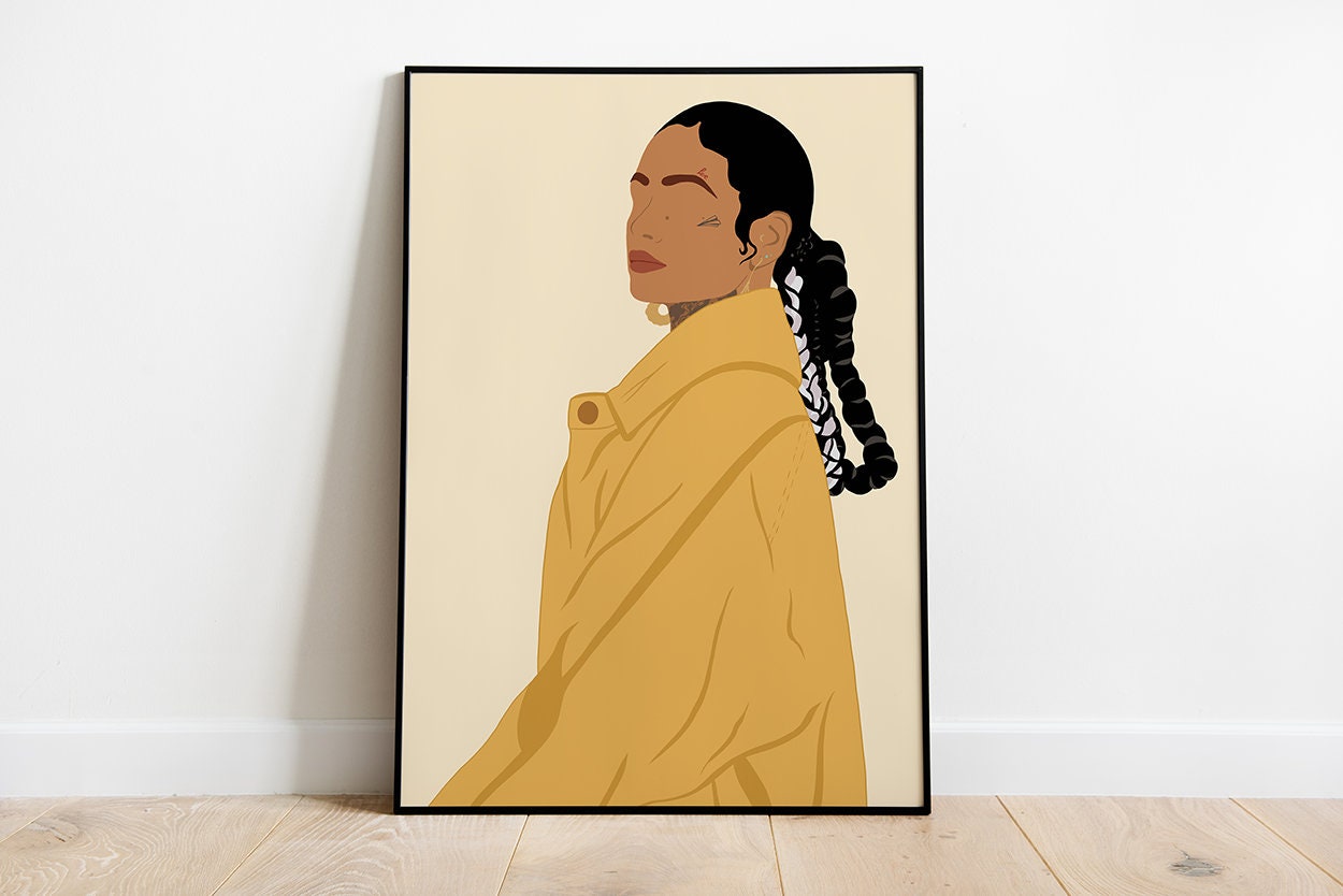 Kehlani Minimalistic Poster - Etsy