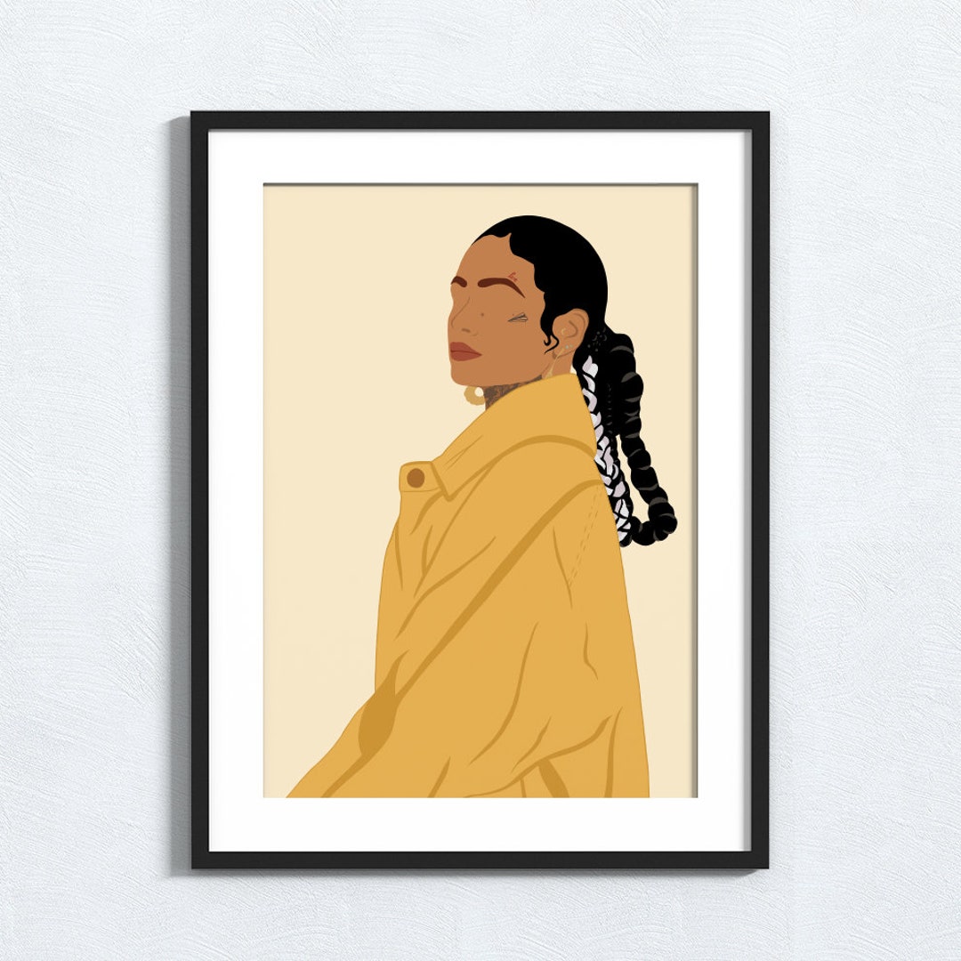 Kehlani - Minimalistic Poster - Etsy