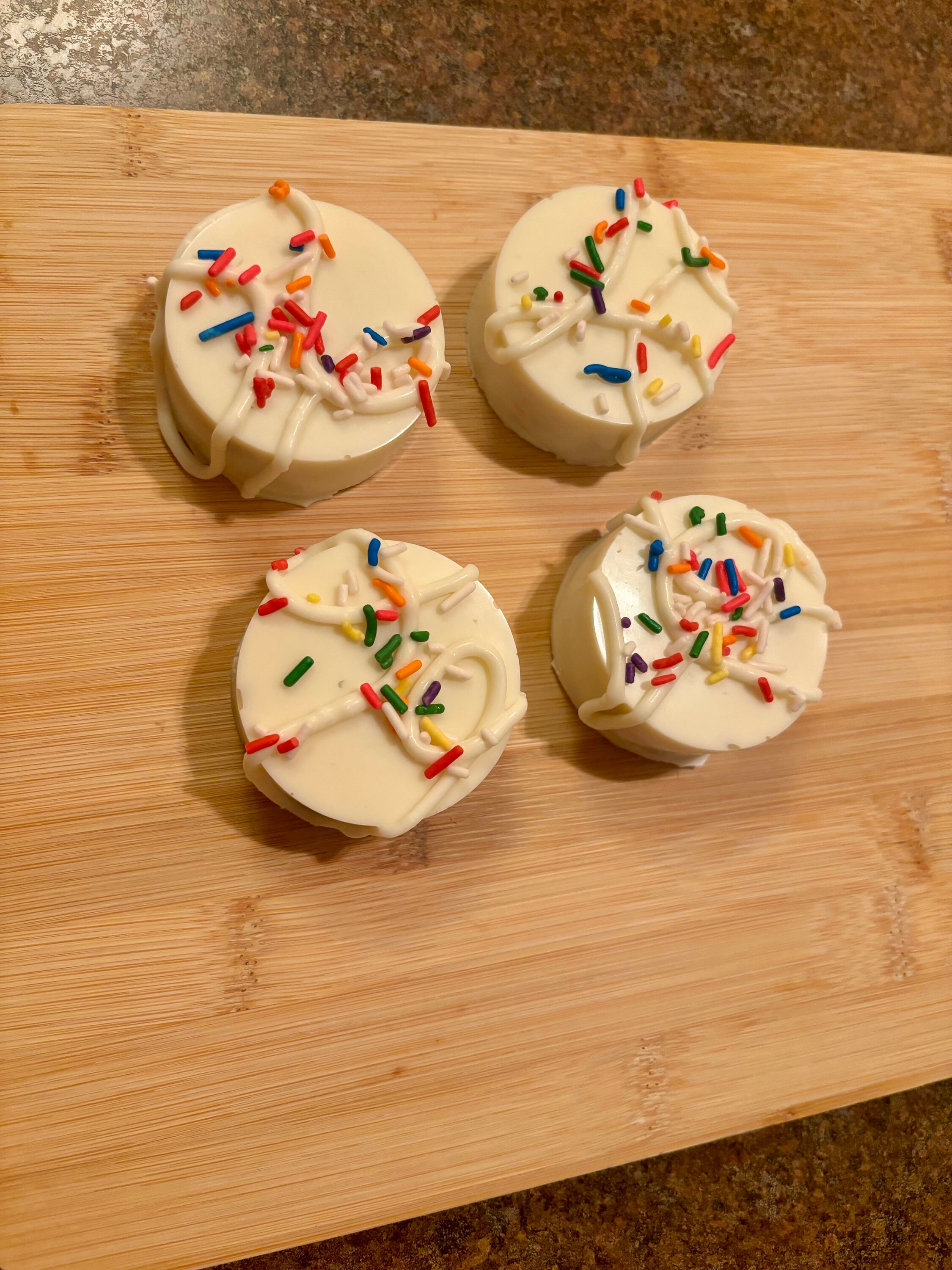 Funfetti Cake Pucks - Etsy