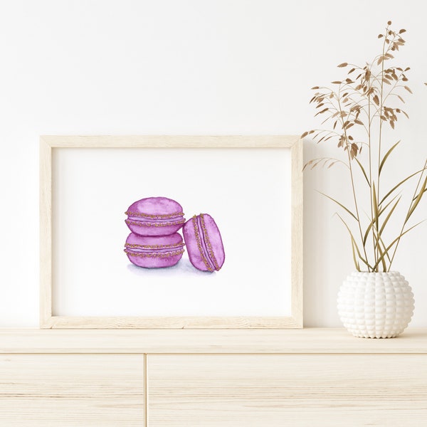 Macaron Illustration - Etsy