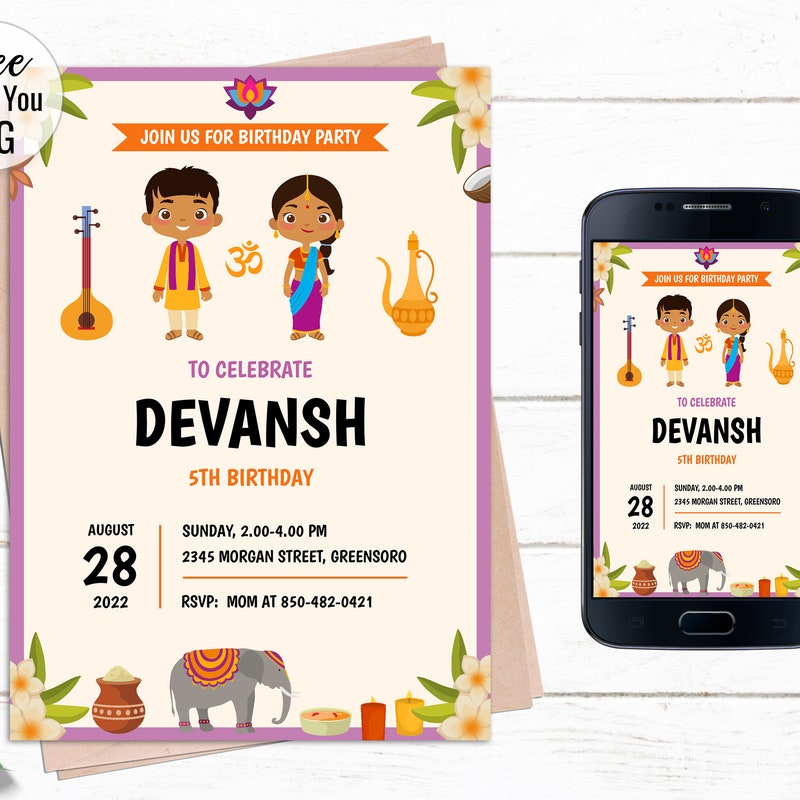 Bollywood Invitation - Etsy