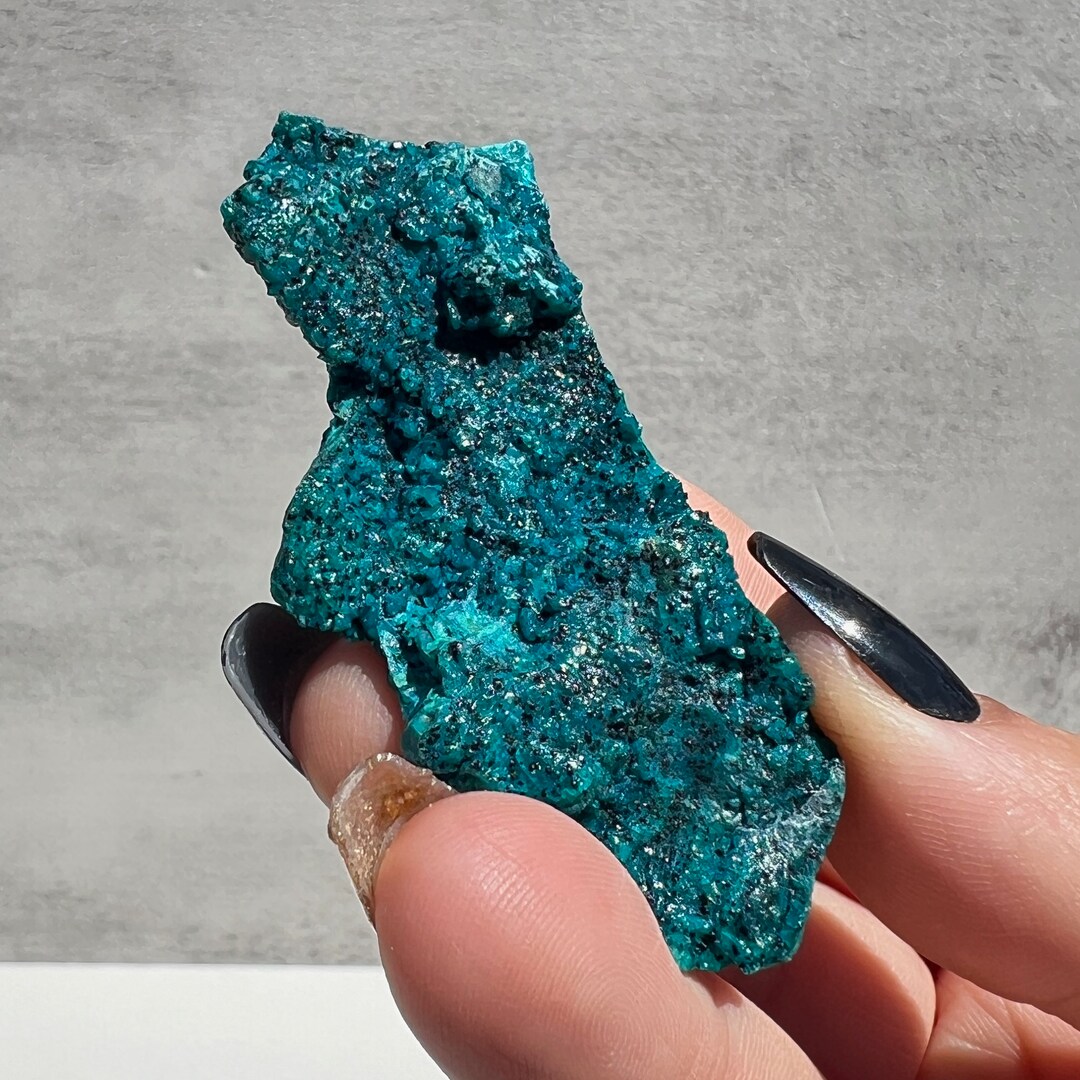 Chrysocolla Specimen From Cunyari Mine, Peru | Unique Collector Minerals - Etsy