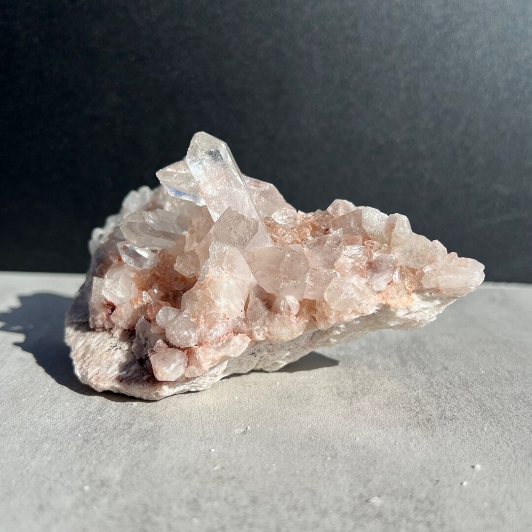 Sparkly Pink Himalayan Quartz Cluster: Samadhi Quartz, 324 Grams - Etsy