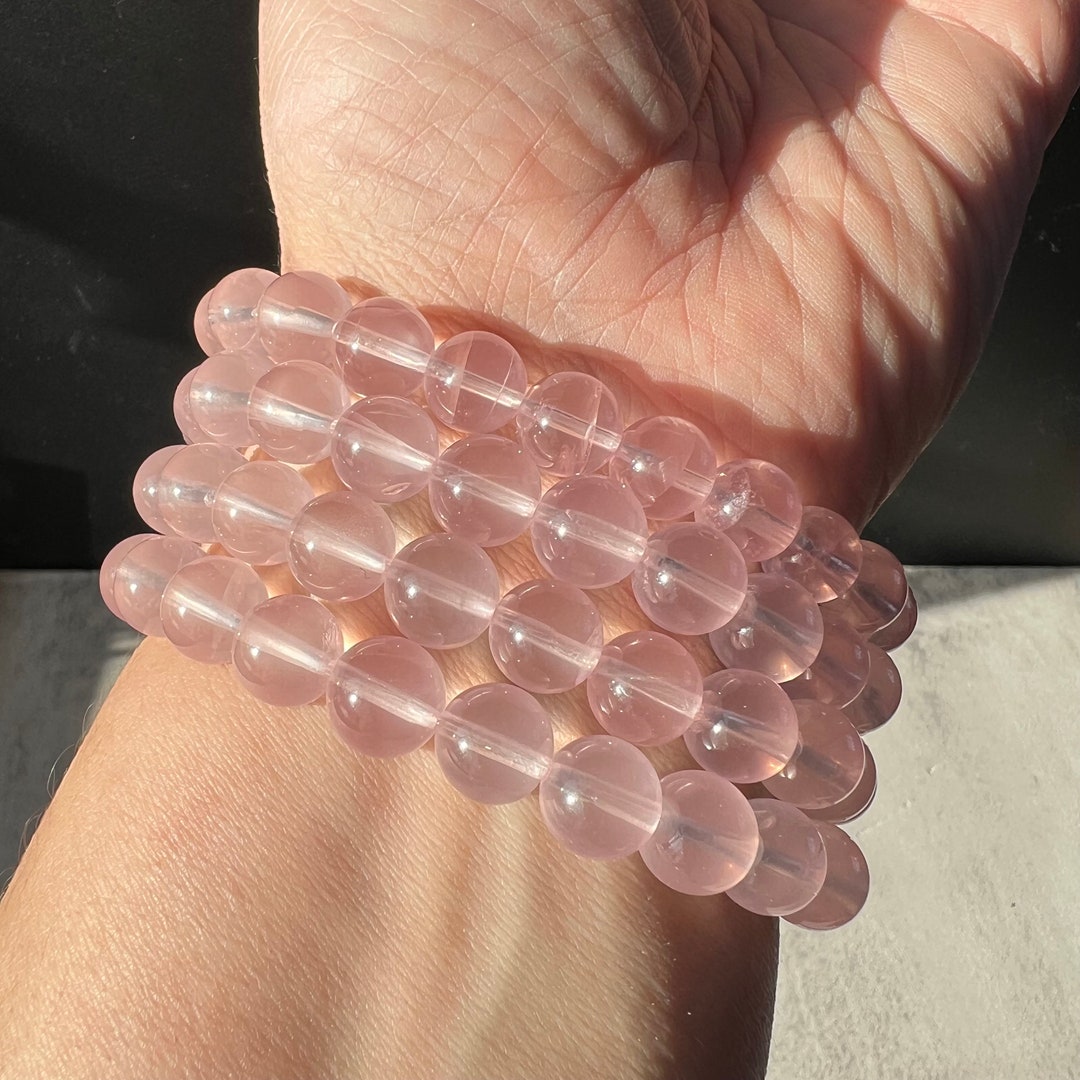 Gorgeous Star Rose Quartz From Mozambique Bracelets 8MM | High Quality ...