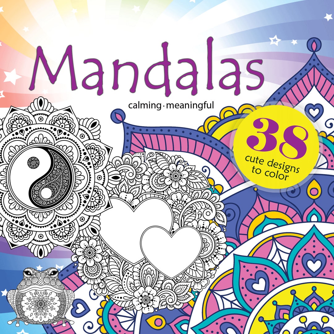 38 Mandala Coloring Pages for Adults. Color Meaningful Floral and ...