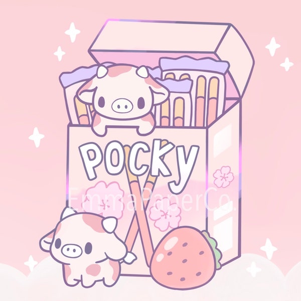 Pocky Sticker - Etsy