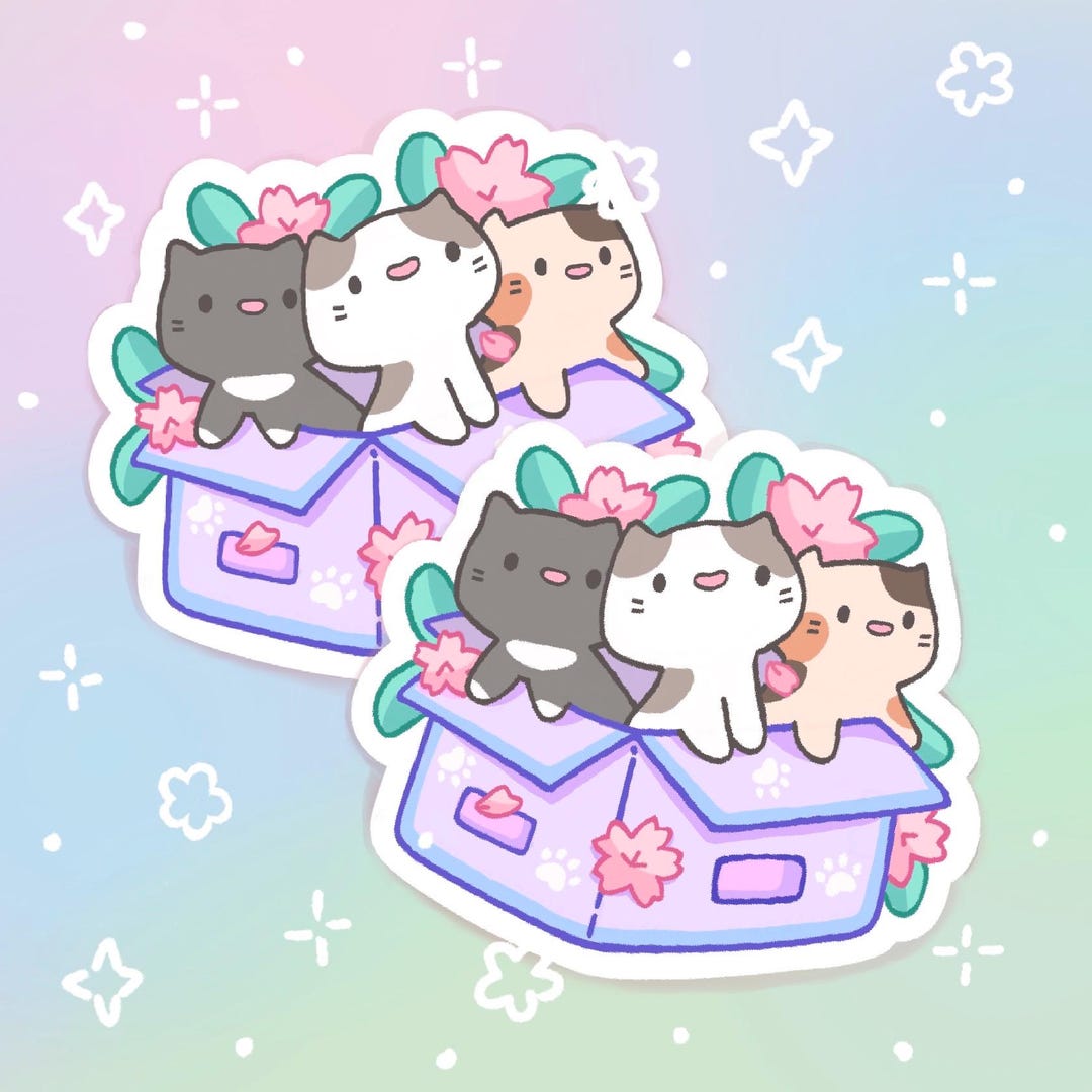 Adopt Me Kittens L Premium Matte, Waterproof, Fade Proof Sticker ...