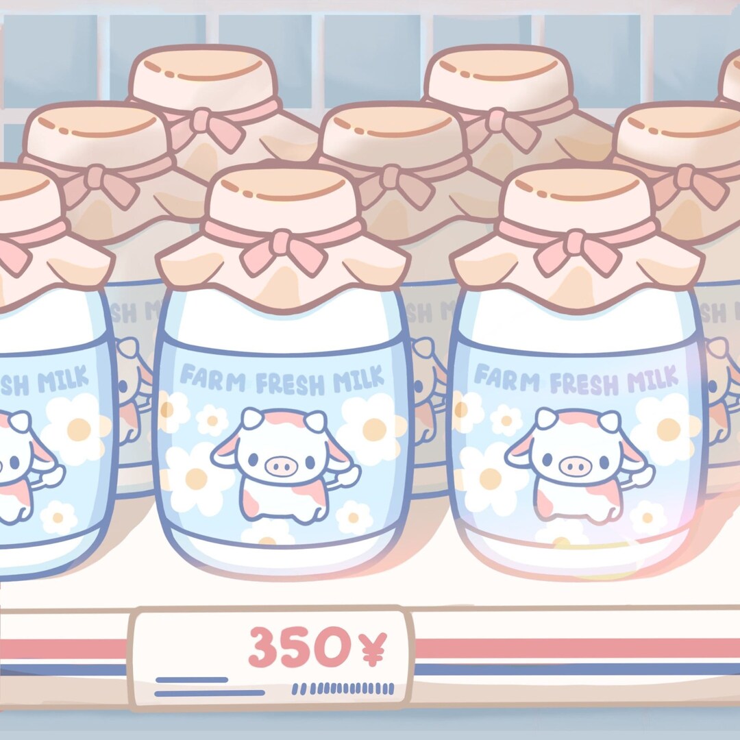 BUY 1 GET 2 FREE Farm Fresh Milk Dairy Cow Holographic Vinyl Sticker - Etsy