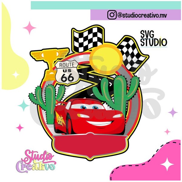 Cars Cake Topper - Etsy