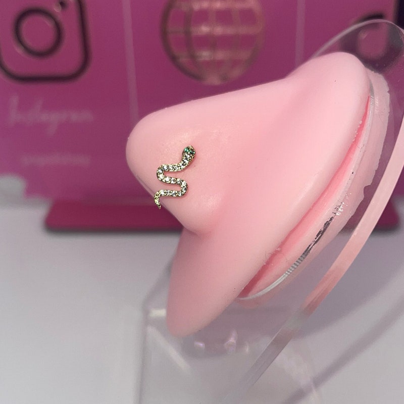 Snake Nose Ring - Etsy