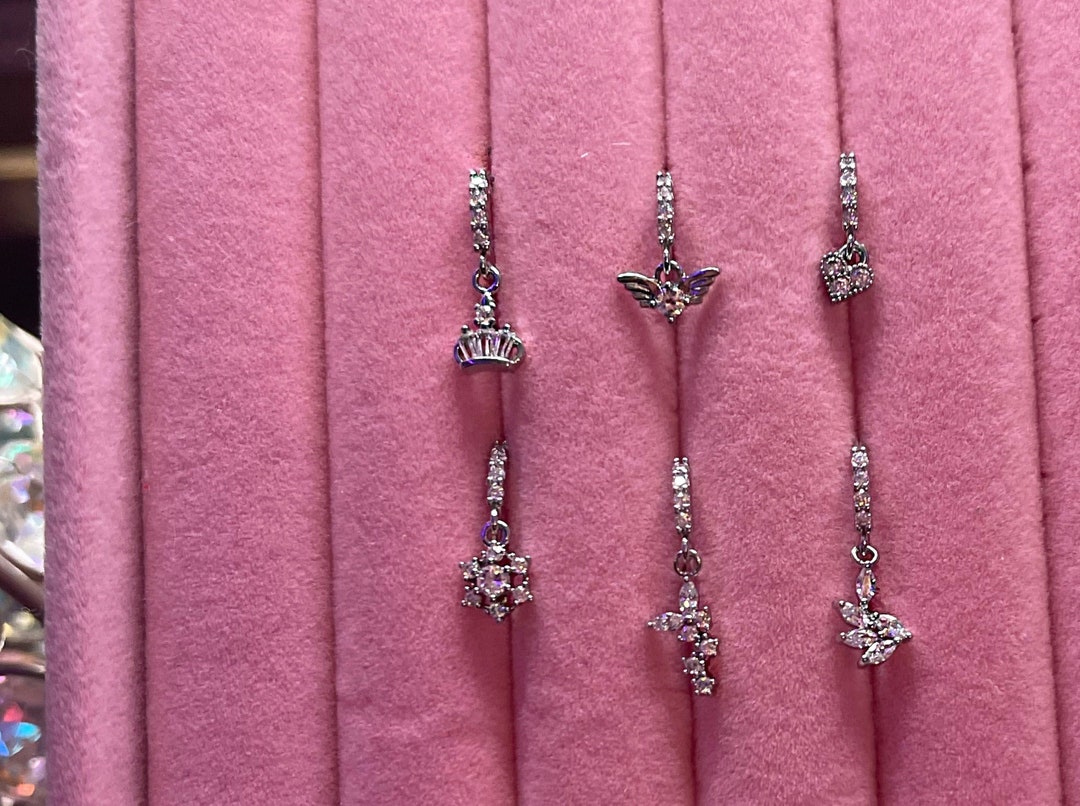 SILVER NOSE RING| Nose Ring | Nose Hoop | Silver Dangle Nose Ring ...