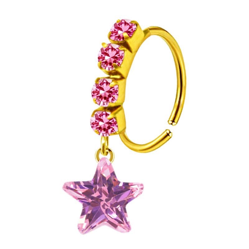 Star Nose Ring - Etsy