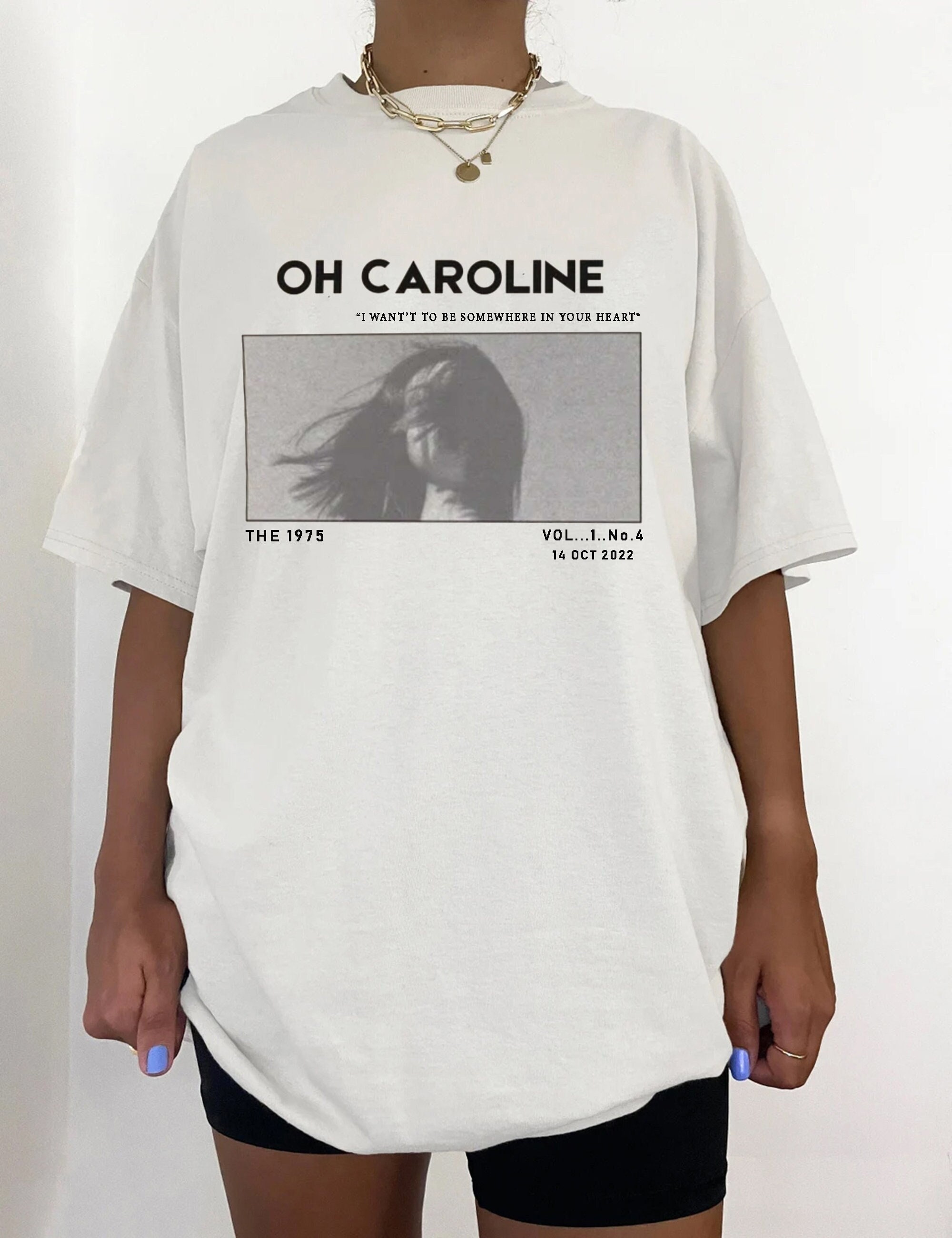 The 1975 Band Shirt, Oh Caroline Album Newspaper Designed & Sold By ChaZhan