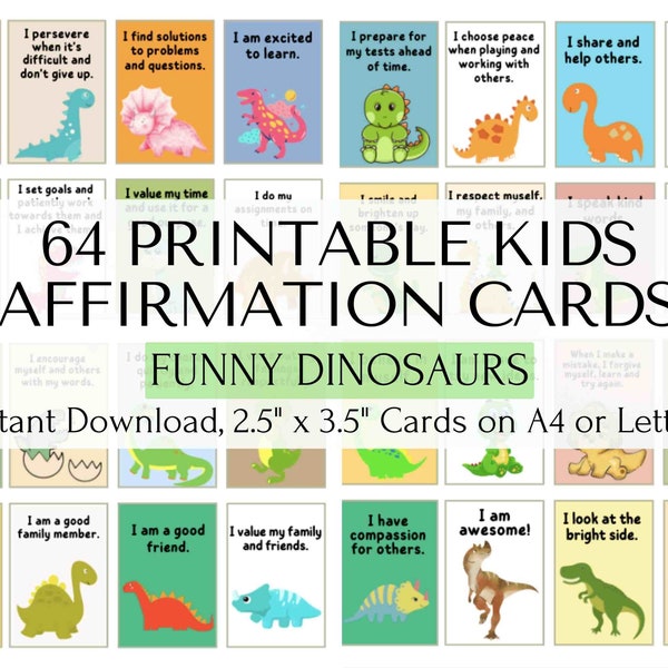 Funny Daily Affirmation Cards - Etsy