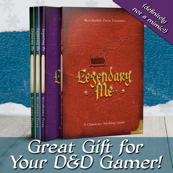 Legendary Me: A Complete Character Tracking Guide to Use With | Etsy