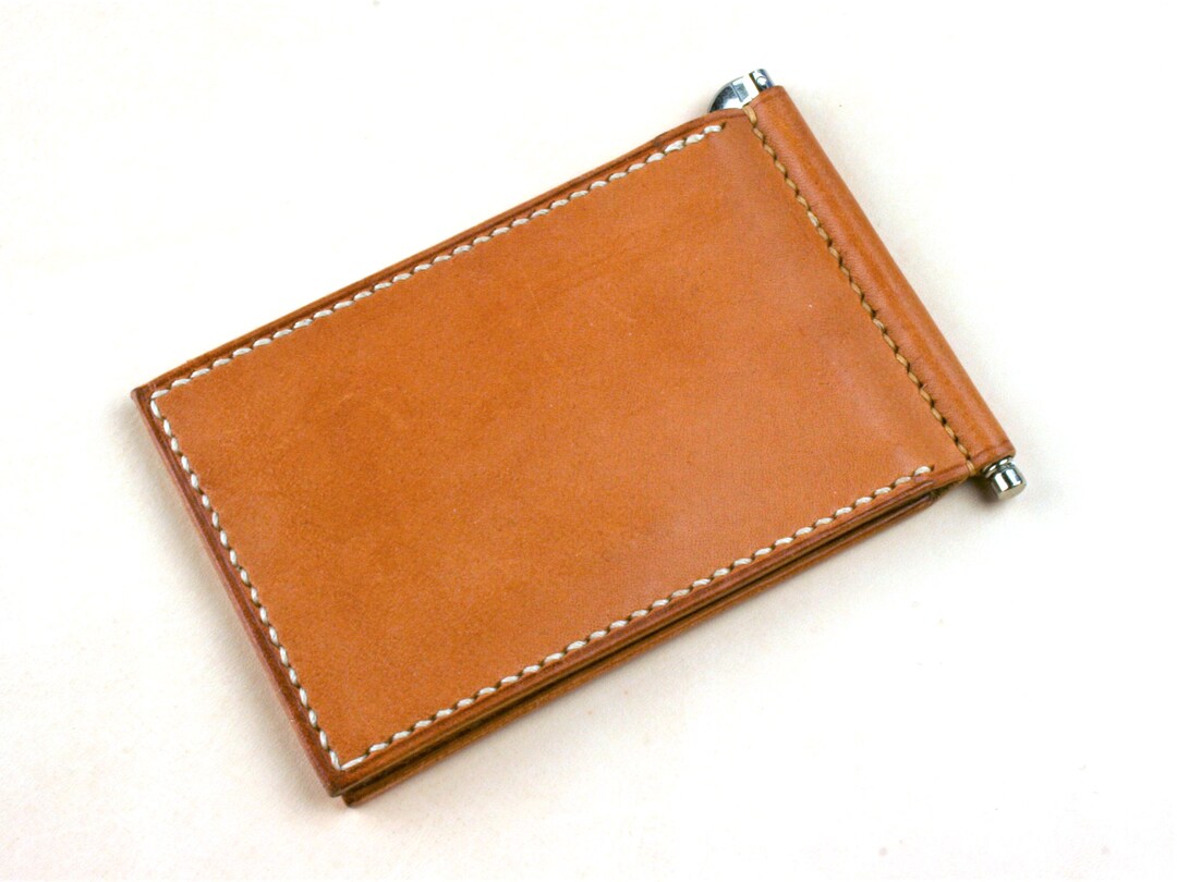 Wickett and Craig Chestnut Skirting Leather Bifold Wallet With Money ...