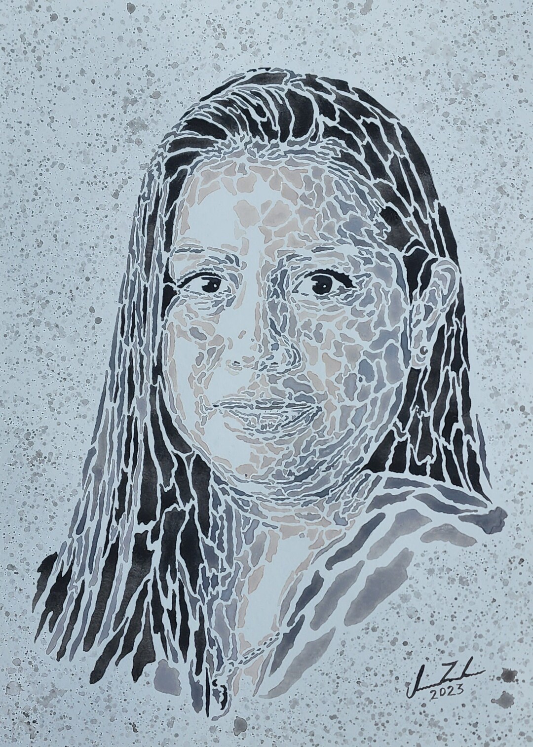 Capture Your Essence in a Unique and Personalized Watercolor Stained ...