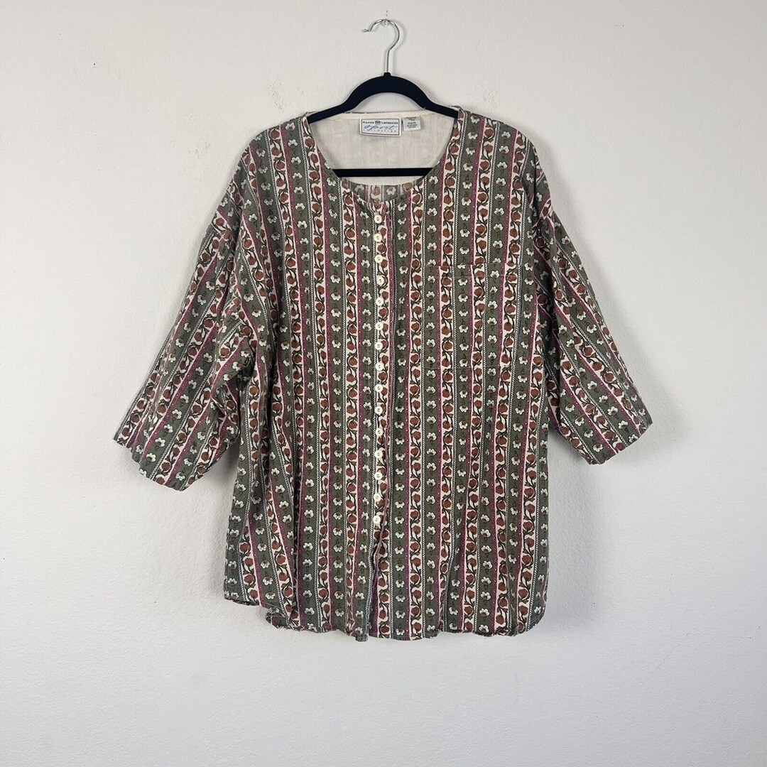 Maggie Lawrence Sport Vintage Cotton Cottagecore Womens Plus - Etsy