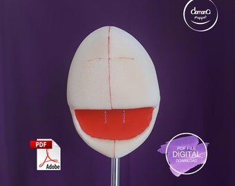 Puppet Head Pattern Digital Download kafe Foam - Etsy