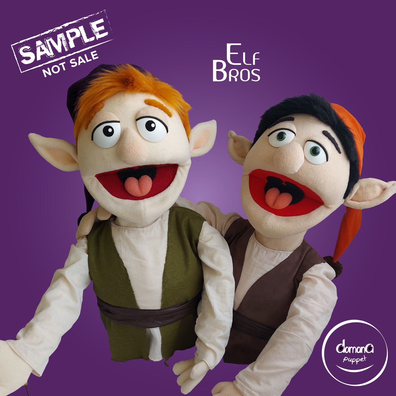 ELF PUPPET CUSTOM Professional Hand Rod Puppet half Body - Etsy