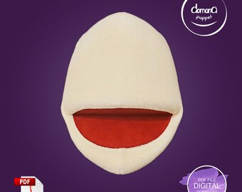 Round Head Puppet FOAM PATTERN PDF File Digital Download | Etsy