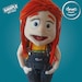 GIRL PUPPET Ruddy-cheeked Cute - Professional Hand Rod Puppet - Full ...