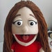 Cute GIRL PUPPET CUSTOM Professional Hand Rod Puppet Full Body - Etsy