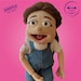 GIRL PUPPET Ruddy-cheeked Cute - Professional Hand Rod Puppet - Full ...