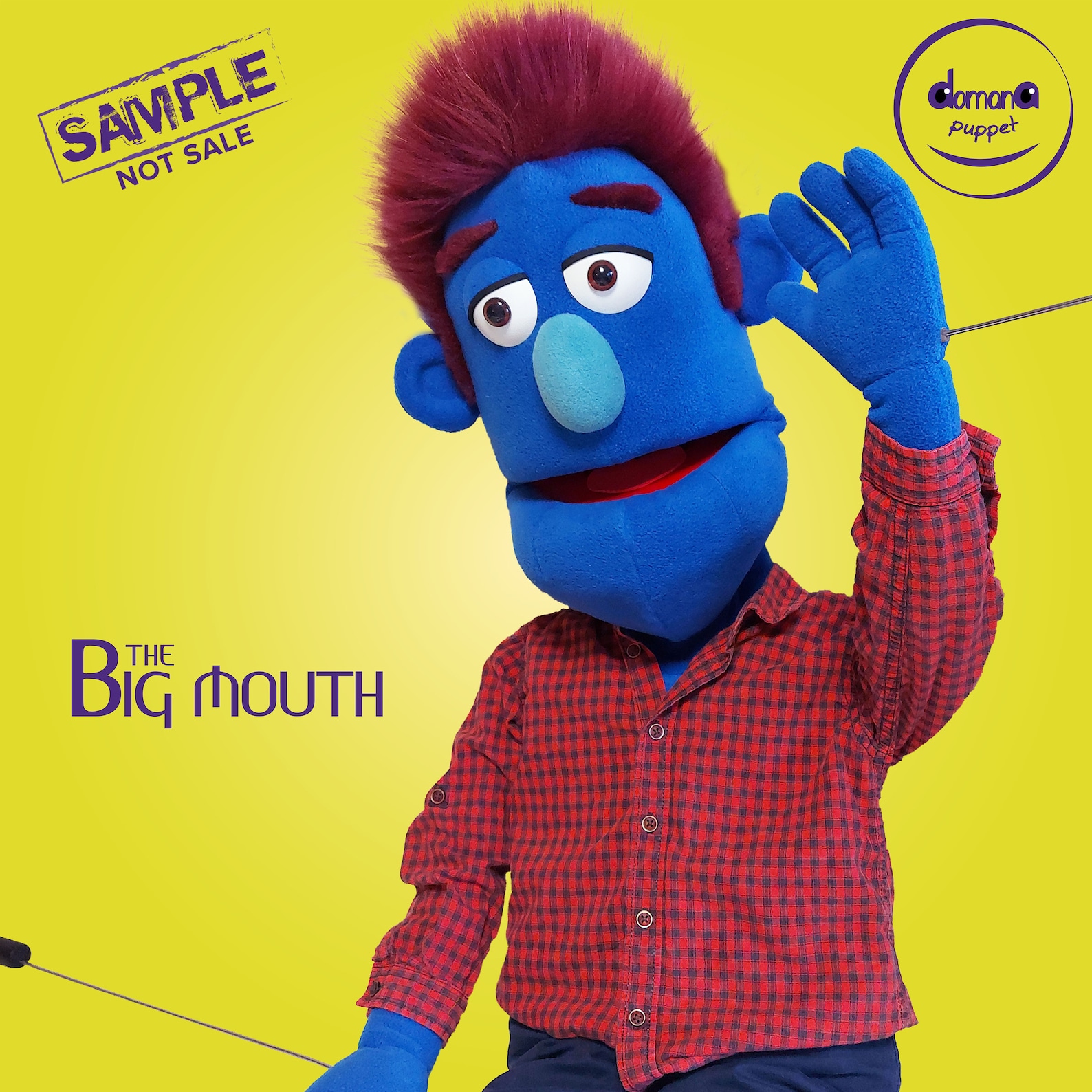 Big Mouth big Chin Puppet HEAD FOAM PATTERN Pdf File Digital - Etsy