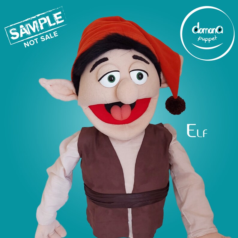 ELF PUPPET CUSTOM Professional Hand Rod Puppet half Body - Etsy