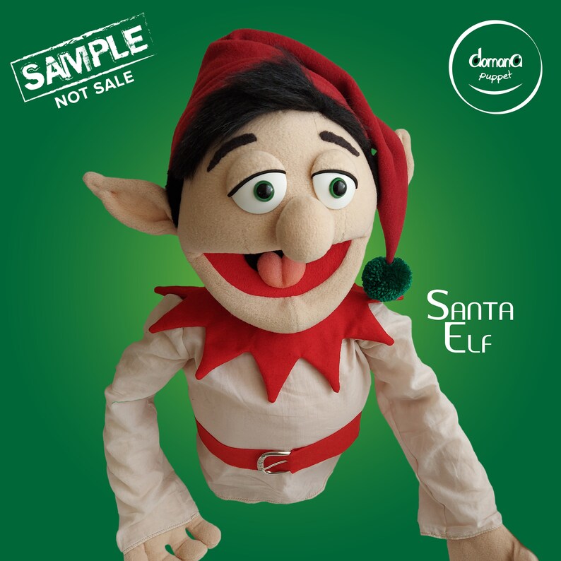 ELF PUPPET CUSTOM Professional Hand Rod Puppet half Body - Etsy