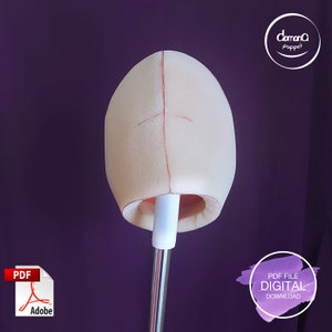 Round Head Puppet FOAM PATTERN PDF File Digital Download - Etsy