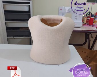 Puppet Male TORSO FOAM PATTERN Pdf File Digital Download | Etsy