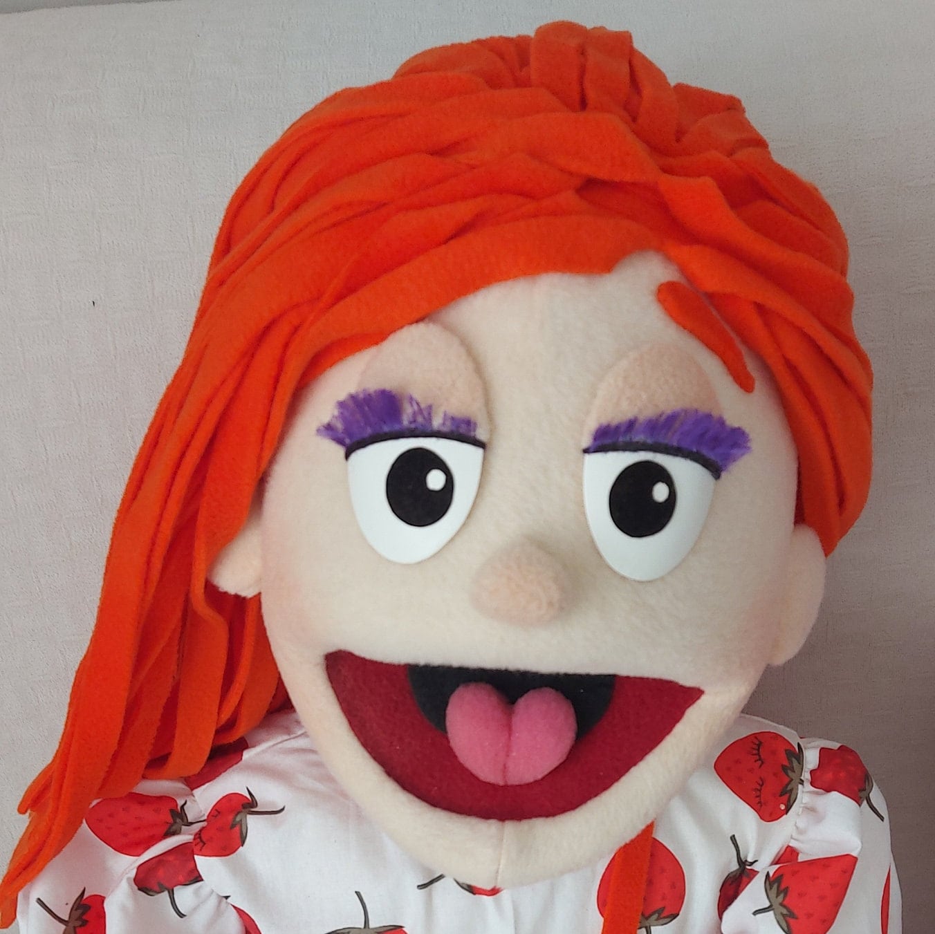 Cute GIRL PUPPET CUSTOM Professional Hand Rod Puppet Full - Etsy