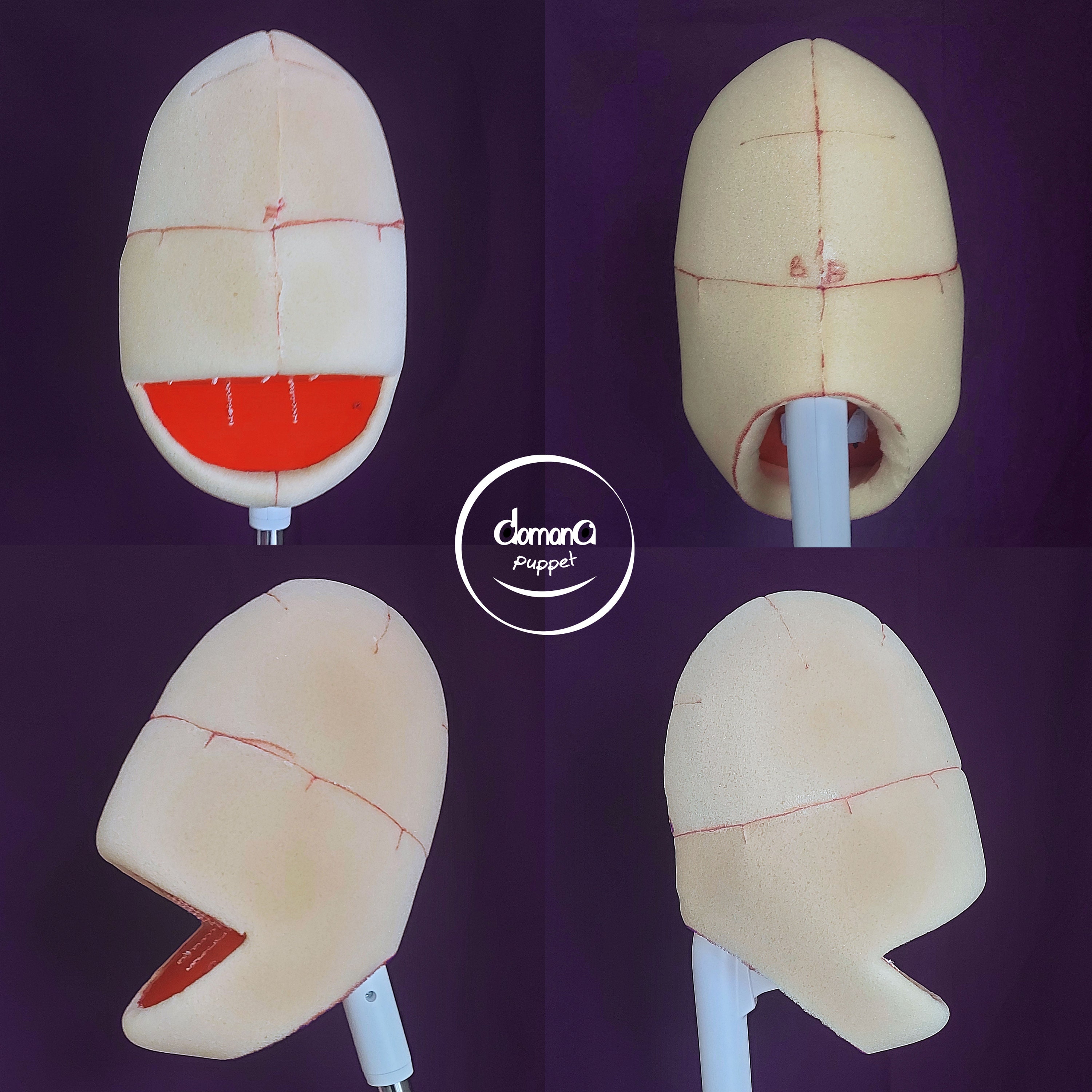 Oval HEAD FOAM PATTERN Pdf File Digital Download - Etsy