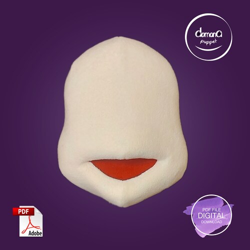 Round Head Puppet FLEECE PATTERN PDF File Digital Download - Etsy