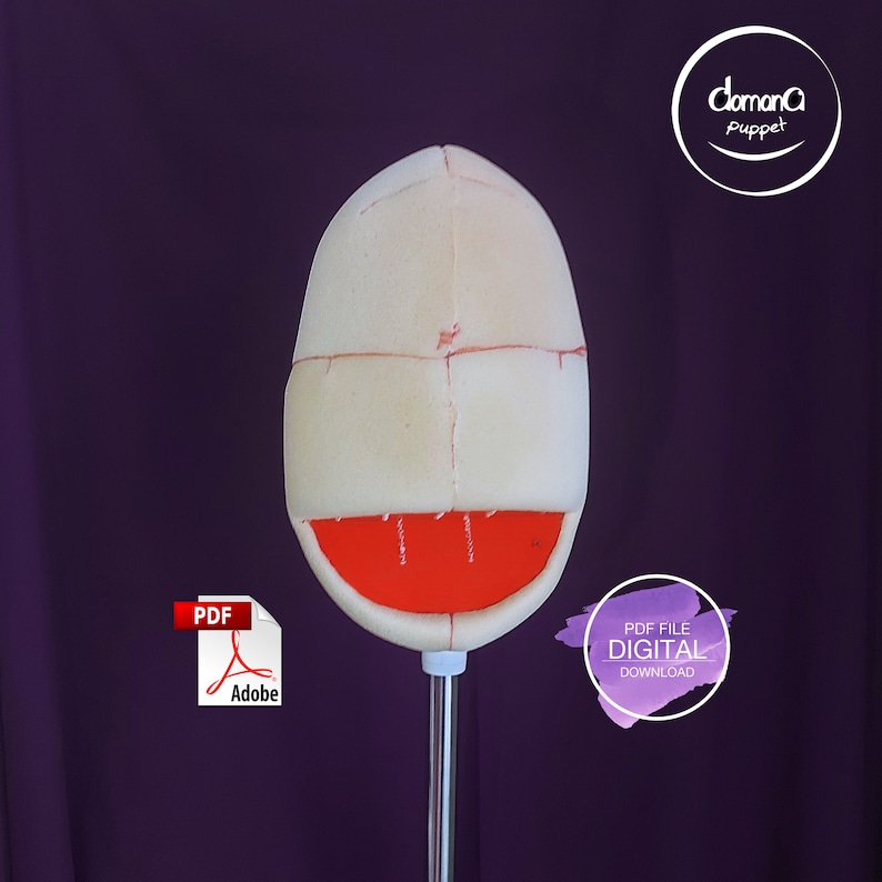 Oval HEAD FOAM PATTERN Pdf File Digital Download - Etsy