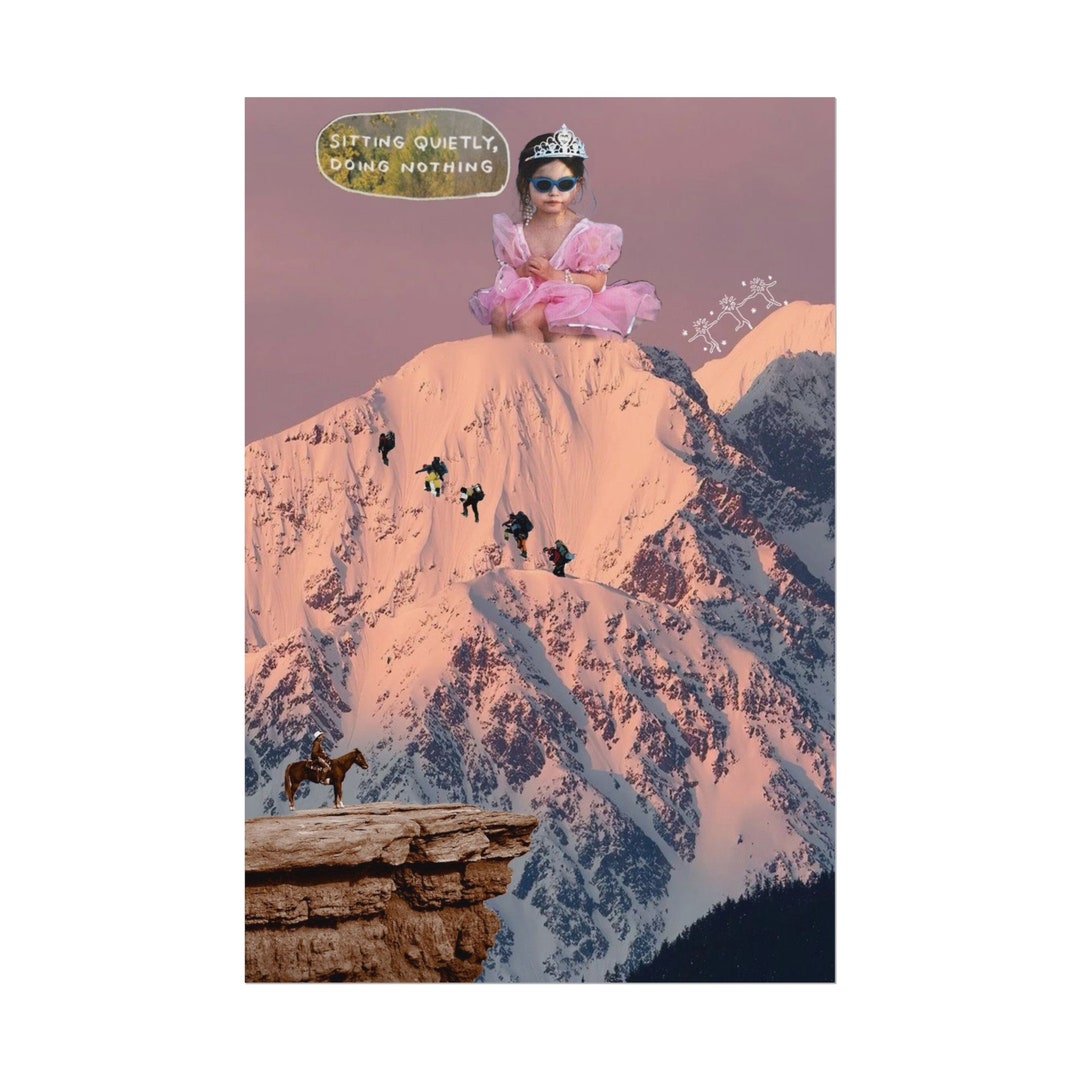 POSTER: Sitting Quietly, Doing Nothing - Etsy