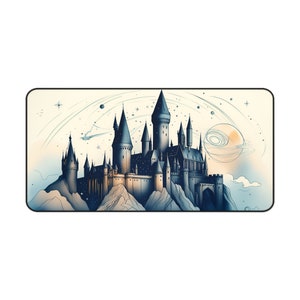 Celestial Hogwarts Desk Pad/ Harry Potter Inspired Decor / Office Decor ...