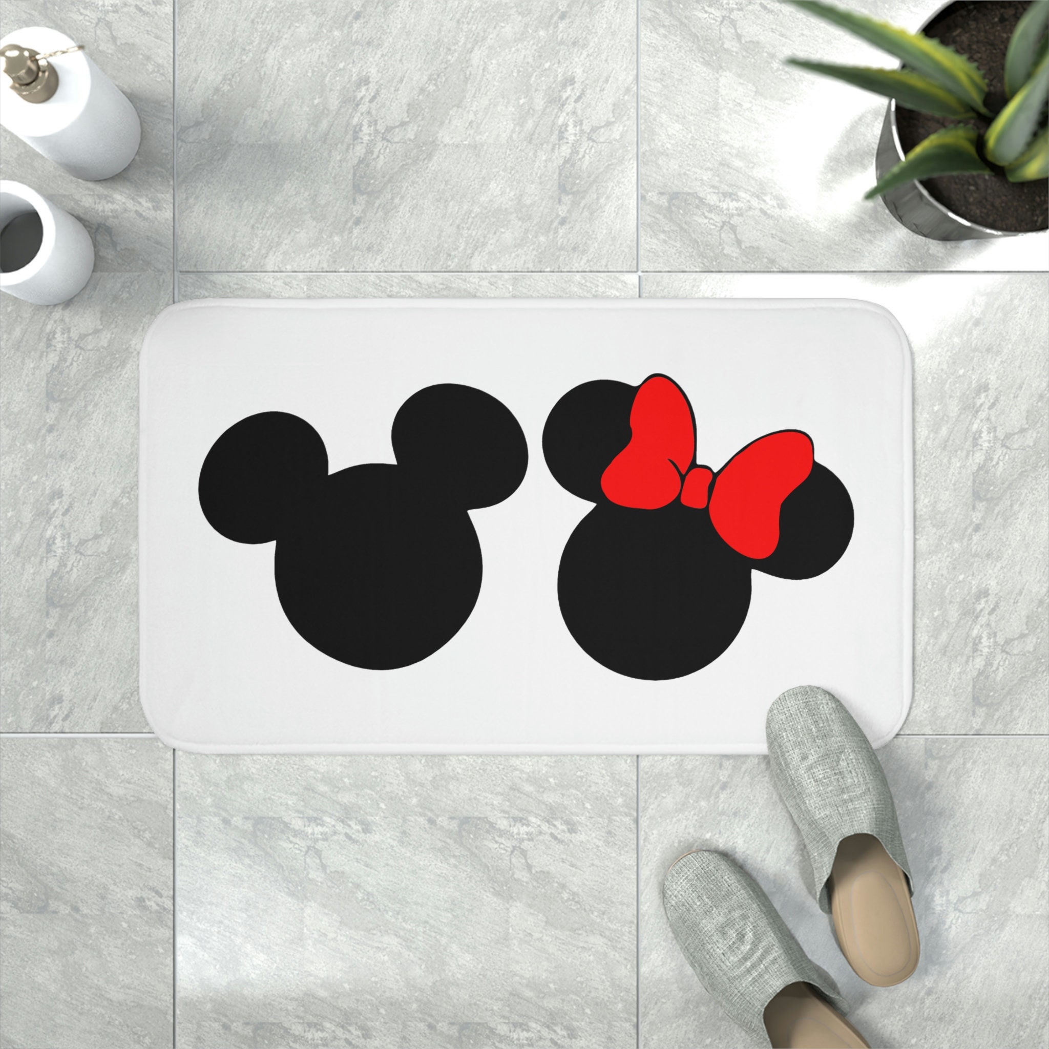 Mickey Mouse Disney Bath Mat, Disney Bathroom Decor sold by Oppressive ...