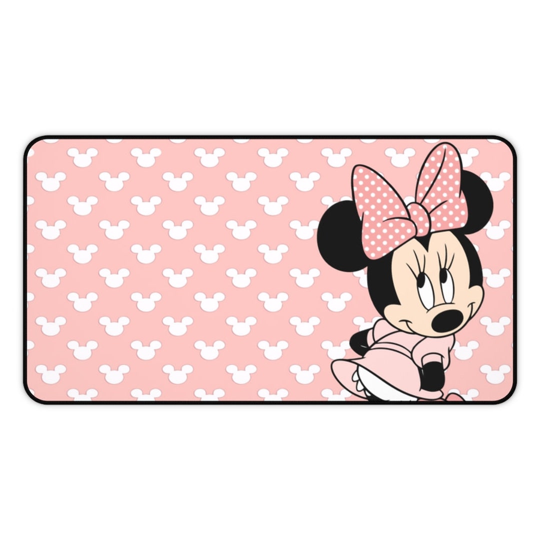 Disney Inspired Desk Mat / Minnie Mouse / Office Supplies / Mouse Pad ...