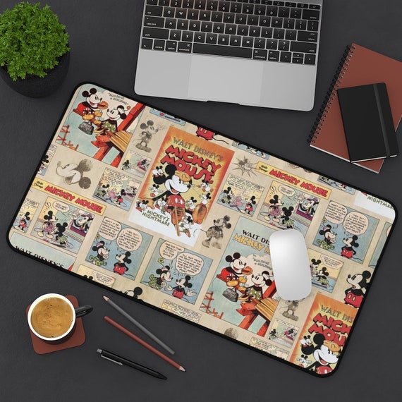 Disney Inspired Desk Mat / Mickey Comics / Office Supplies / - Etsy