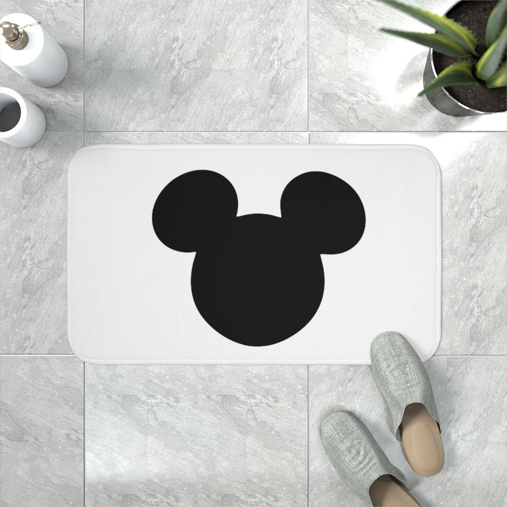 Mickey Mouse Disney Bath Mat, Disney Bathroom Decor sold by Erda ...