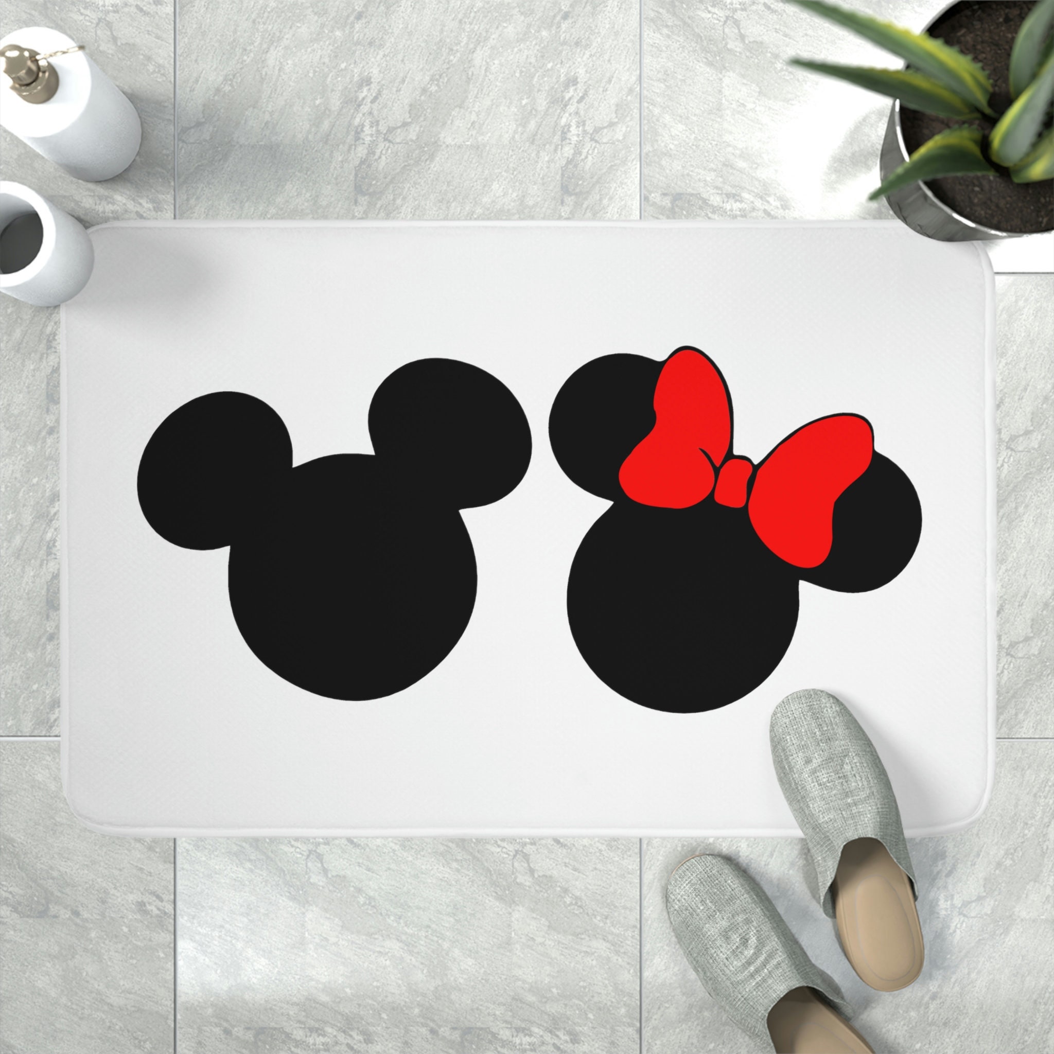 Mickey Mouse Disney Bath Mat, Disney Bathroom Decor sold by Oppressive ...