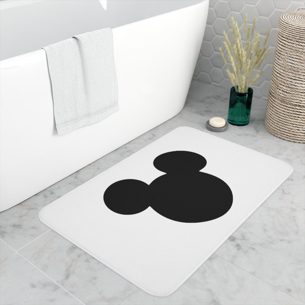 Mickey Mouse Disney Bath Mat, Disney Bathroom Decor sold by Erda ...