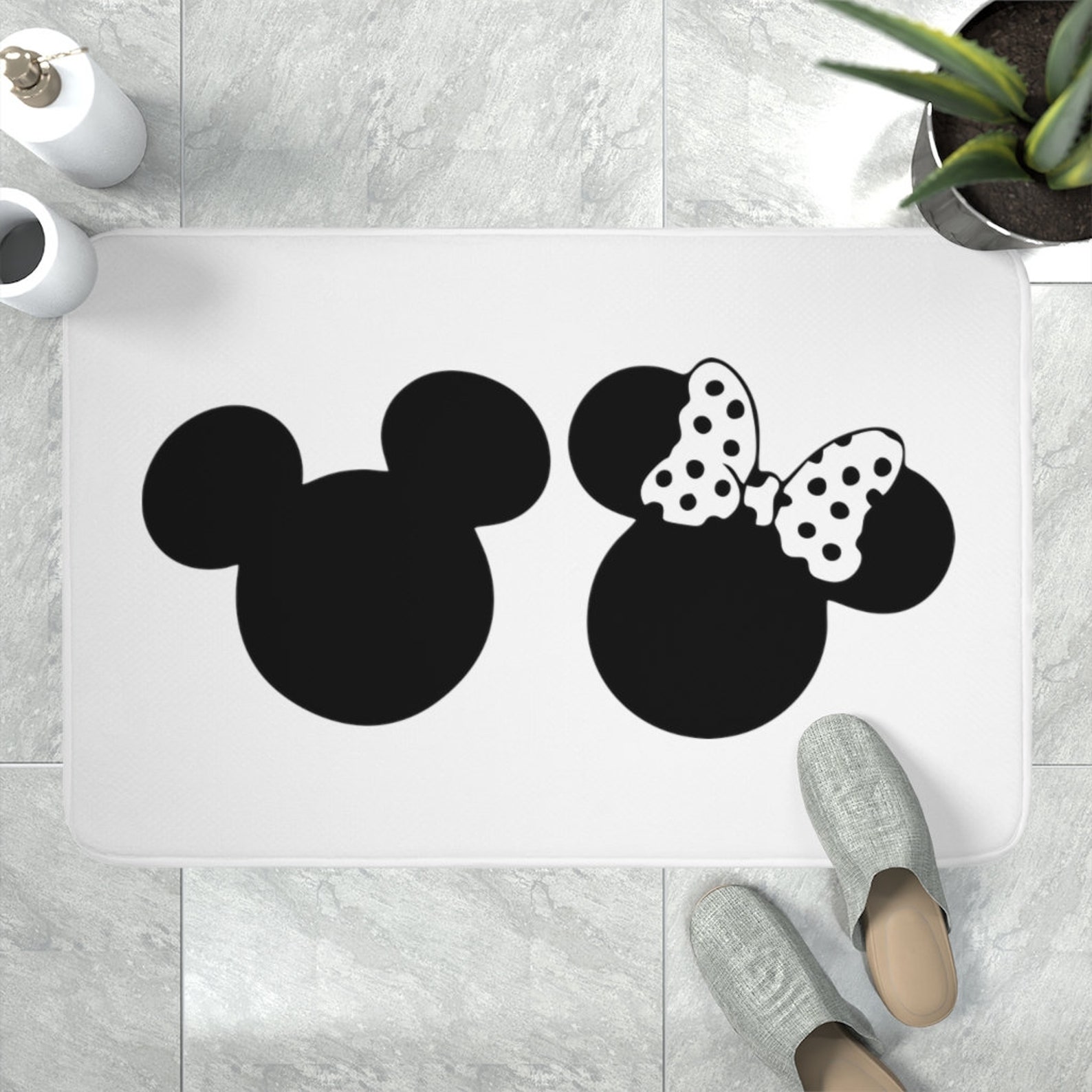 Memory Foam Bath Mat / Disney Inspired Home Decor / Anti-slip - Etsy