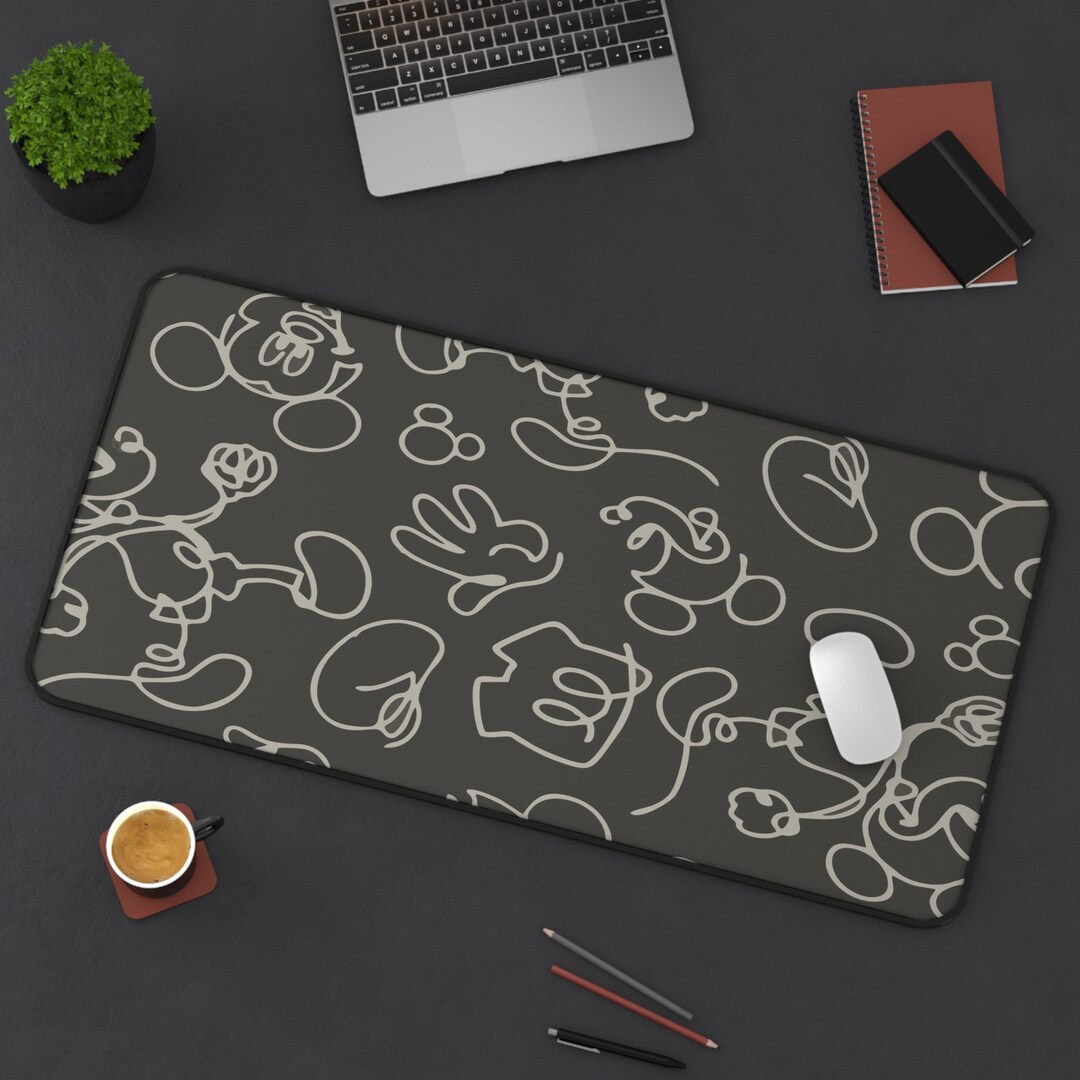 Disney Inspired Desk Pad / Mickey String Design / Office Decor / Desk ...