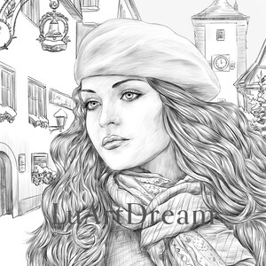 Set of Coloring Pages 50% off Printable Adult Colouring Pages Portrait ...