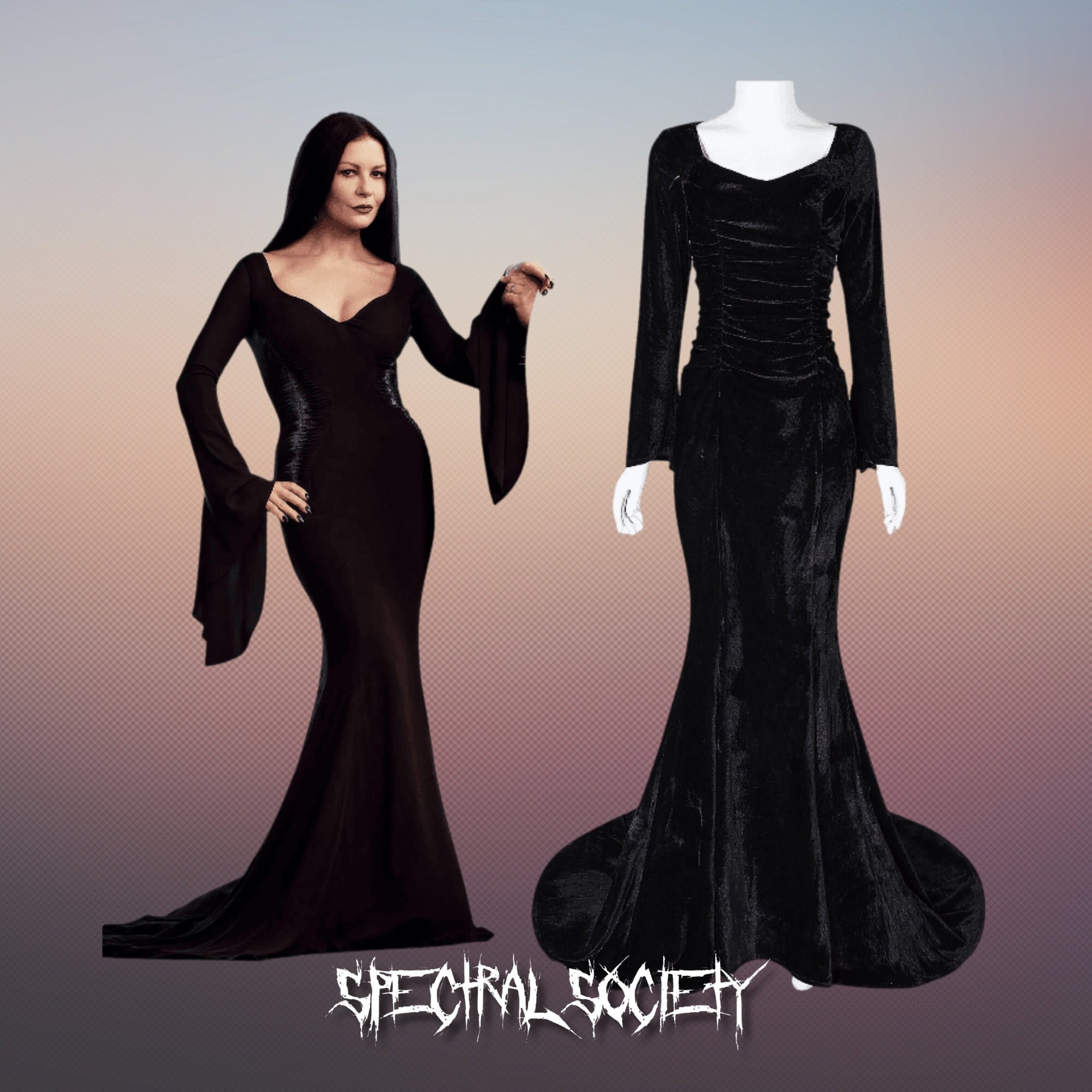 Addams Family Morticia Dress