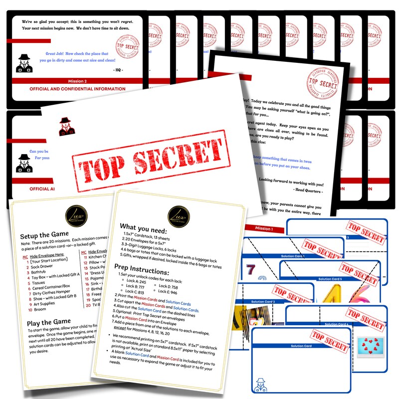 Secret Agent Party - Etsy